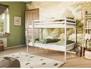 Legno Dětská patrová postel NICO bílá Rozměr (cm): 80x180