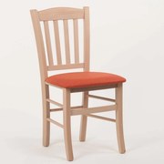 Stima Židle VENETA s čalouněným sedákem dub sonoma LUX terracotta 10