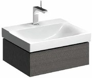 Geberit Xeno 2 - Skříňka pod umyvadlo 60 cm, zásuvka s LED svítidlem, šedá 500.505.43.1
