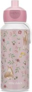Světle růžová plastová dětská lahev 400 ml Fairy Garden by Little Dutch – Mepal