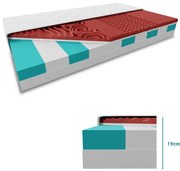 Sendvičová matrace HYBRID FOAM 19 cm 80 x 200 cm Ochrana matrace: VČETNĚ chrániče matrace