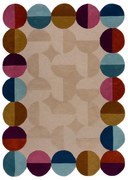 Béžový ručně tkaný vlněný koberec 120x170 cm Mia Textured Scallop – Flair Rugs