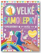 Svojtka Velké samolepky a omalovánky pro malé ruce Jednorožci Dawn Machell