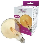 Žárovka Filament LED E27 10W G125 bílá teplá TRIXLINE P499 Gold