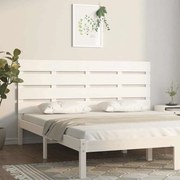vidaXL Čelo postele 200 x 3 x 80 cm masivní borovice [844449] Barva: Bílá