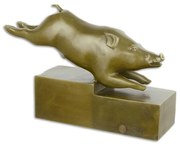 Bronzová socha - DIVOČÁK - art deco