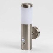 LED Venkovní nástěnné svítidlo se senzorem 1xGU10/5W/230V matný chrom