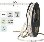 LED pásek McLED 24V COB neutrální bílá 320LED/m 16,8W/m CRI90 8mm ML-126.132.90.2