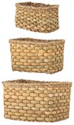Košíky z mořské trávy v sadě 3 ks 26x16x16 cm Ramon – Bloomingville
