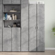 Skříň highboard betonově šedá 30x42,5x185 cm kompozitní dřevo