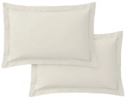 Povlaky na polštáře v sadě 2 ks z bavlněného perkálu 50x75 cm Cotton Percale – Bianca