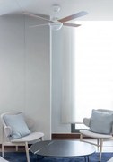 Ventilátor MINI ICARIA s osvětlením BÍLÝ / JAVOR