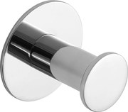 Sapho Sapho, X-ROUND samolepící háček, leštěná nerez, XR219