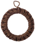 Přírodní podložka pod hrnec Rattan Dark Brown 14cm Ernst