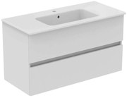 Ideal Standard Eurovit+ - Skříňka s umyvadlem, 55x100x44 cm, 2 zásuvky, lesklá bílá R0575WG