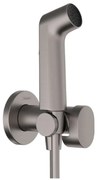 Hansgrohe - Nástěnný ventil s ruční bidetovou sprškou, kartáčovaný černý chrom 29230340