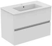 Ideal Standard Eurovit+ - Skříňka s umyvadlem, 55x80x44 cm, 2 zásuvky, lesklá bílá R0574WG