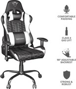 Herní židle trust gxt 708w resto chair white