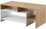 Konferenční Stolek Alva 120cm Grande Oak/Bílý Mat