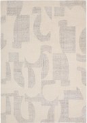 Šedý/béžový ručně tkaný vlněný koberec 200x300 cm Norela – Kave Home
