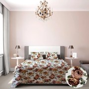 Ervi Gobelínový přehoz na postel jednolůžko/dvoulůžko - Gold cream