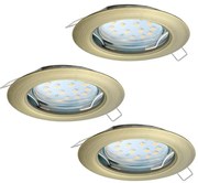 Eglo 94238 - SADA 3x LED Podhledové svítidlo PENETO 3xGU10-LED/3W/230V