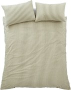 Zelené povlečení na jednolůžko 135x200 cm Cotton Rich Woven Stripe – Pineapple Elephant