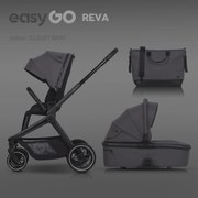 Kombinovaný kočárek EasyGo Reva 2v1 Cloudy Gray