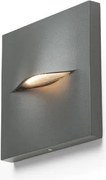 RED R13935 AKCE - BOBO SQ nástěnná antracitová 230V LED 3W IP65 3000K - RED - DESIGN RENDL