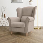 IDZ Křeslo LOFT 1 Barva látky: Krémová (Poso 02)