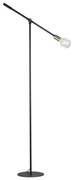 ONLI - Stojací lampa ASTE 1xE27/15W/230V černá/zlatá 4879/PTN