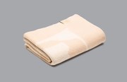 Lejaan BOLD OVERLOCK Plédy a přehozy 130×200  cm Hnědá