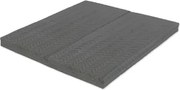 Dvojitá rozkládací matrace Duo Flexible Grey 80x200 cm - 160x200 cm