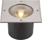 LA 1006105 ROCCI 200 EL hranaté zápustné zemní svítidlo nerezová ocel 16 W 3000 K 120° - BIG WHITE (SLV)