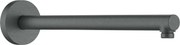 Hansgrohe - Sprchové rameno, 39 cm, kartáčovaný černý chrom 24357340