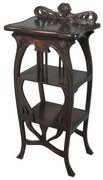 MAHOGANY CELTIC HARP PETITE TABLE