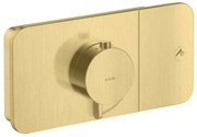 Axor One - Termostatická sprchová baterie pod omítku, kartáčovaná mosaz 45711950