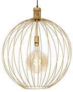 Designové závěsné svítidlo zlaté 60 cm - Wire Dos