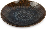 Hnědý hluboký porcelánový talíř ø 26 cm Resto – BonBistro