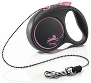 flexi-Bogdahn International GmbH & Co KG Vodítko FLEXI Black Design XS lanko 3m/8kg růžová