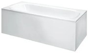 Laufen Solutions - Vana s konstrukcí a L-panelem pravým, 180x80 cm, bílá H2245060000001