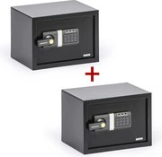 Nábytkový sejf s elektronickým zámkem 1+1 ZDARMA, 250 x 350 x 250 mm