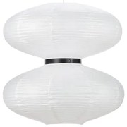Bílé závěsné stropní svítidlo Markslöjd Dual, ø 60 cm
