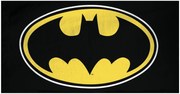 Bavlněná plážová osuška Batman - motiv Logo - 100% bavlna - 70 x 140 cm