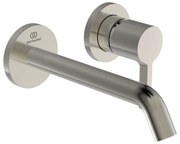 Ideal Standard Joy - Umyvadlová baterie pod omítku, výtok 18 cm, 2-otvorová instalace, Silver Storm A7378GN