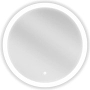Mexen Oro, kulaté LED podsvícené koupelnové zrcadlo 60 cm, 6000K, topná podložka proti zamlžování, 9824-060-060-611-00