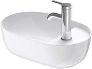 Duravit Luv - Umývátko na desku, 42x27 cm, bez přepadu, s otvorem pro baterii, bílá 0381420000