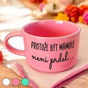 Ahome CZ Hrnek makronka - Protože být mámou není prdel Vyberte barvu: Bílá