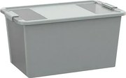 KIS Bi Box s víkem L, 55 × 35 × 28 cm, 40 l, šedá