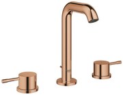 Grohe Essence - Umyvadlová baterie s výpustí, 3-otvorová instalace, Warm Sunset 20296DA1